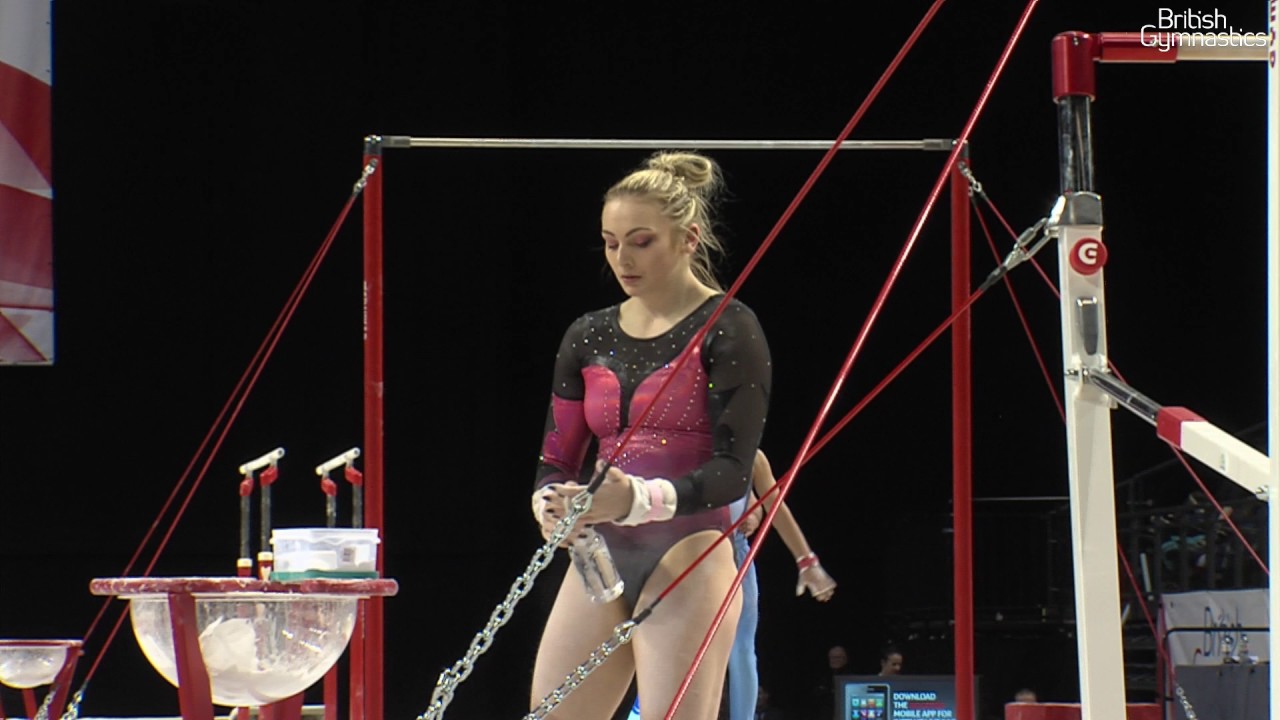 Charlie Fellows Uneven Bars Women's Senior Apparatus Final 2017 British ...