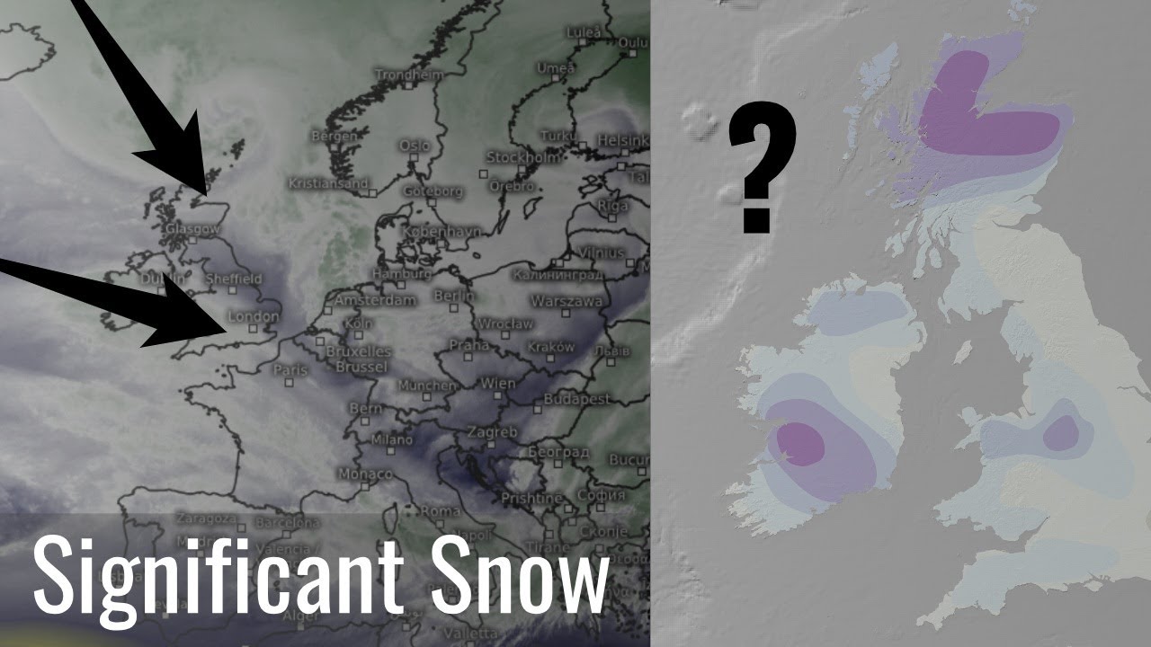 Significant Snow likely on Thursday and Friday across the UK & Ireland ...