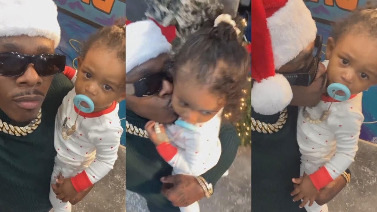 DaBaby Gives Daughter A Kiss On Christmas🎄🎄🎄 - YouTube