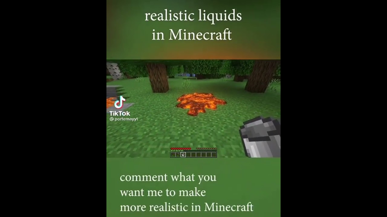 Steveee Minecraft Realistic liquids - YouTube