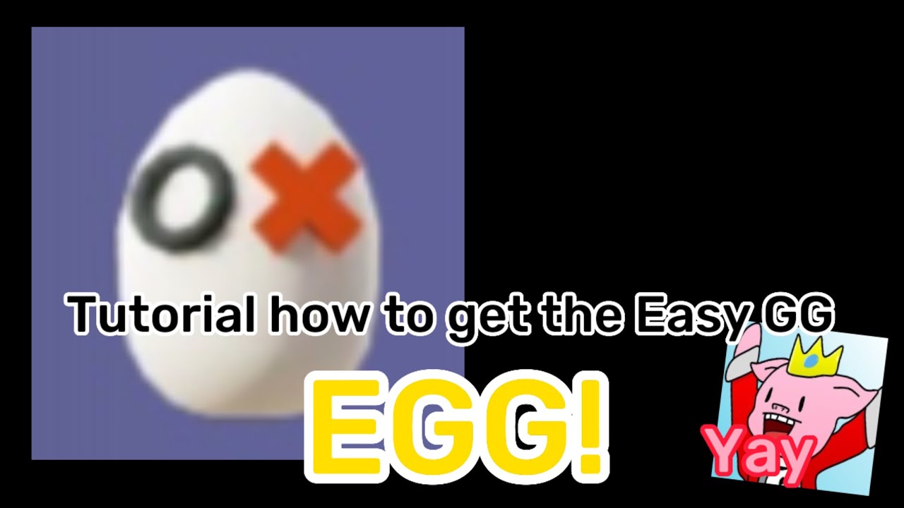 How To Get the Easy GG Egg! - YouTube