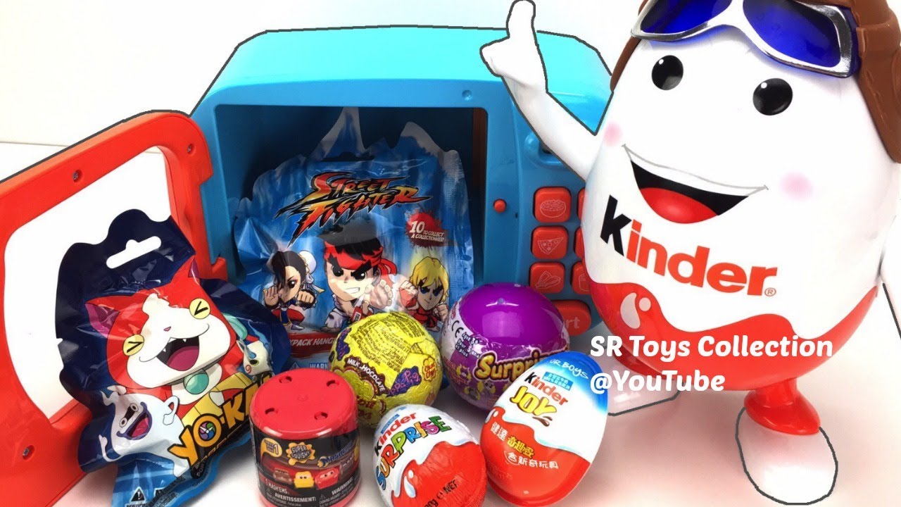 Kinder Surprise Mascot Man Toy Microwave Super Surprise Disney Cars 3 ...