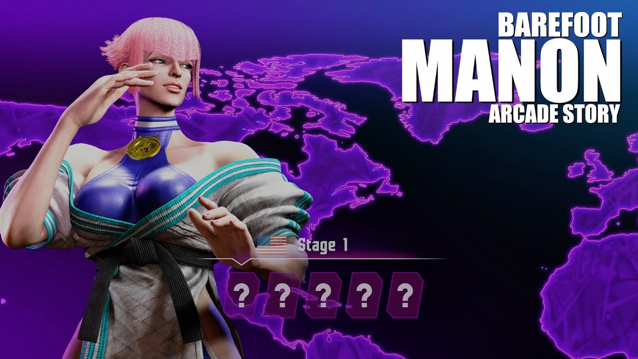 Streetfighter 6: Manon Arcade Story (Barefoot) - YouTube