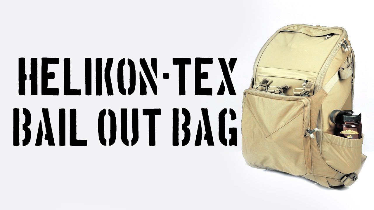 Helikon-Tex Bail out Bag BOB Tactical Backpack - YouTube