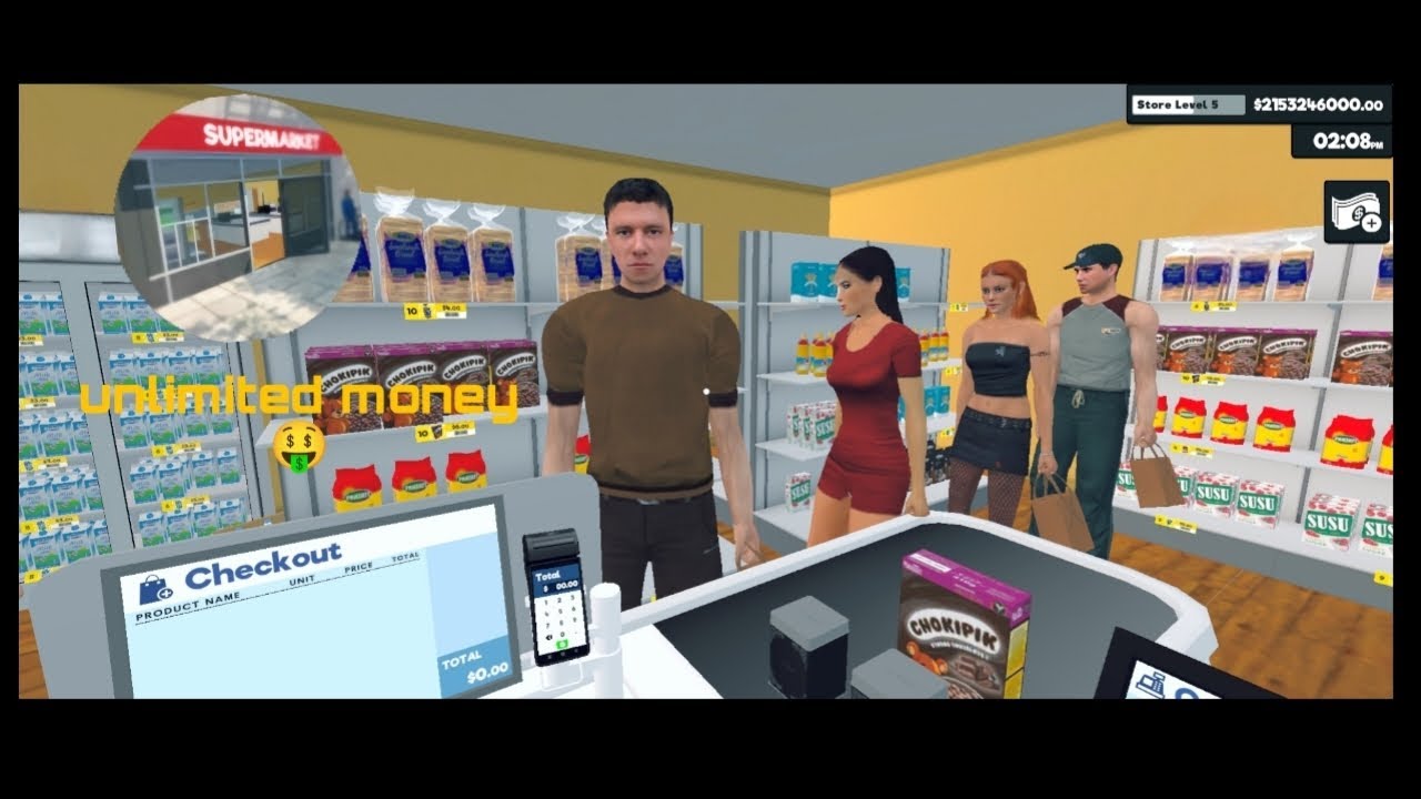 Unlimited money in supermarket simulator || Great Mod - YouTube