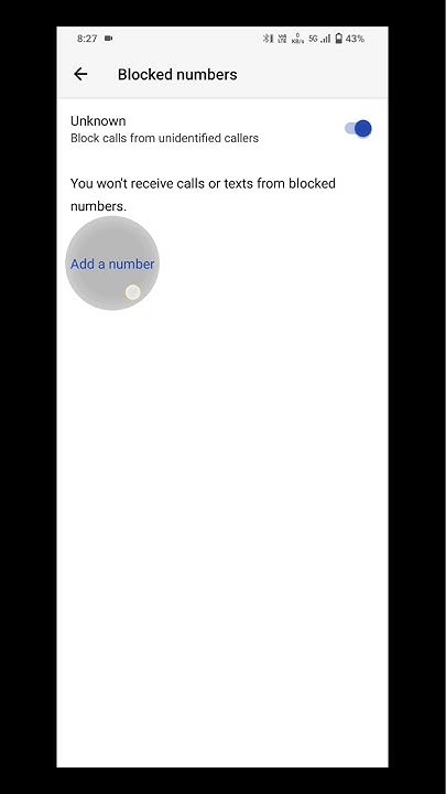 How to block any number in your phone 📱 - YouTube