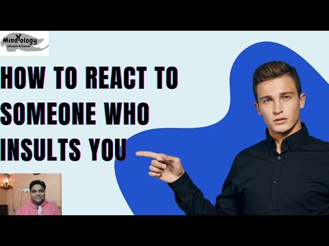 How To React To Someone Who Insults You- By Deepak Sharma(Team-Mindyology) - YouTube