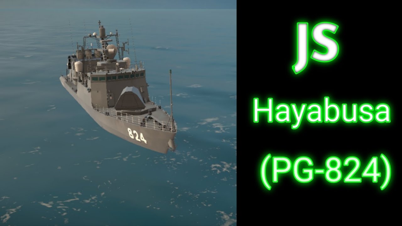 Attack by battleship JS Hayabusa(PG-824) - YouTube