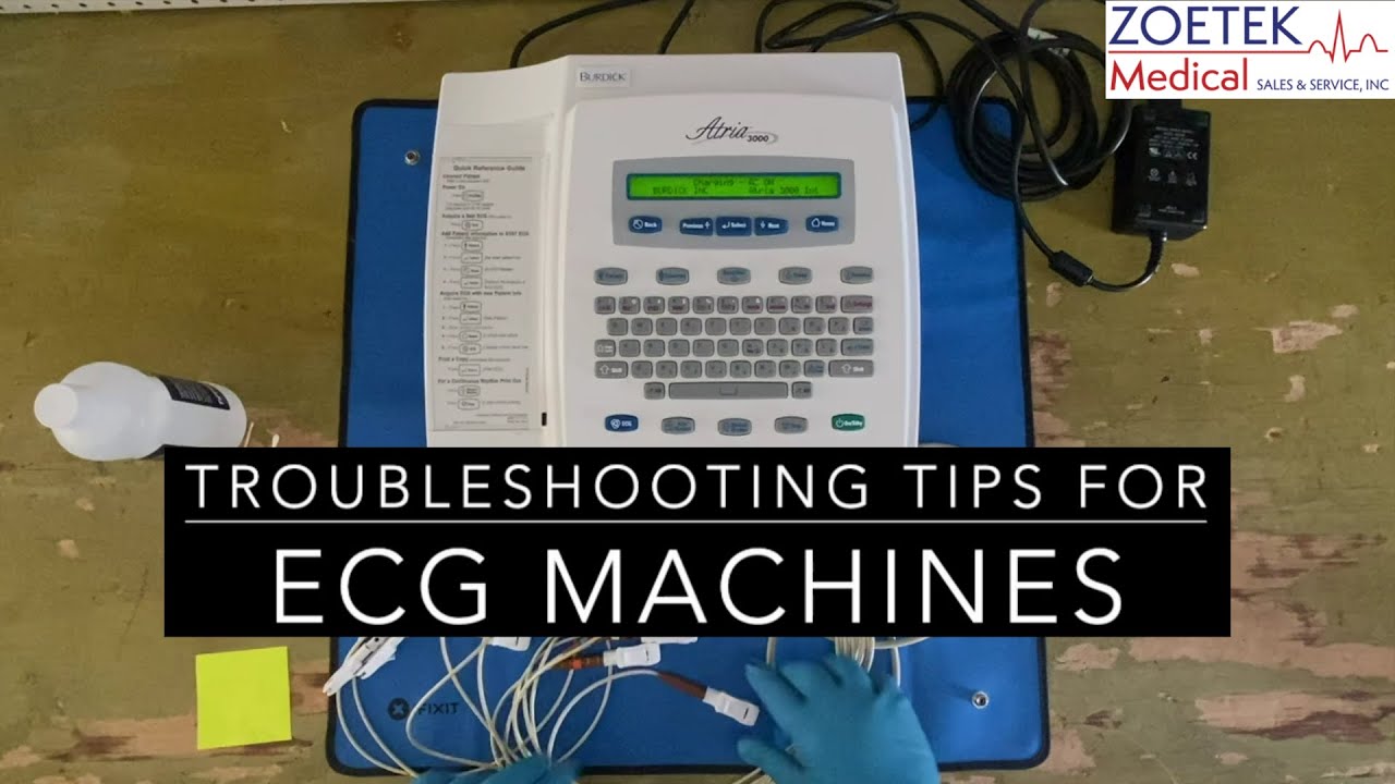 Troubleshooting Tips for ECG (EKG) Machines - YouTube