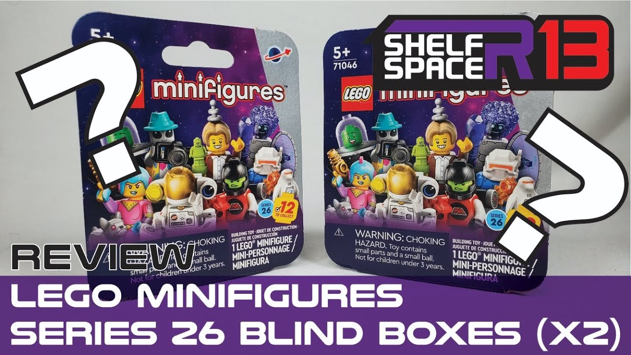 Shelf Space Review: Lego Minifigures Series 26 Blind Boxes (X2) - YouTube
