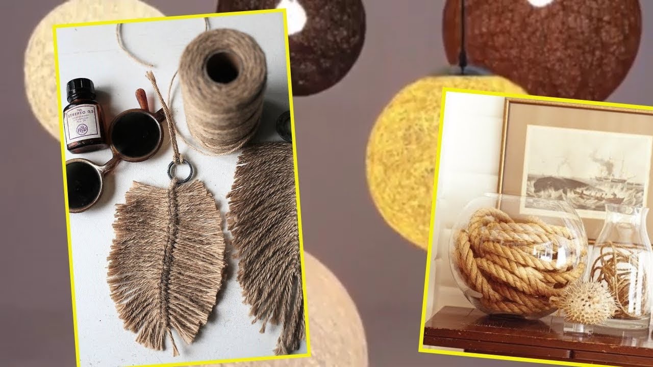 Home Decor Ideas With A Rope - YouTube