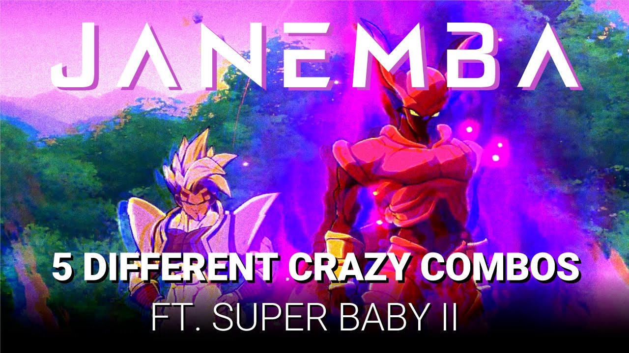 5 Different JANEMBA Combos (w/ Super Baby 2) ⚔️ DBFZ Compilation 1.33 ...