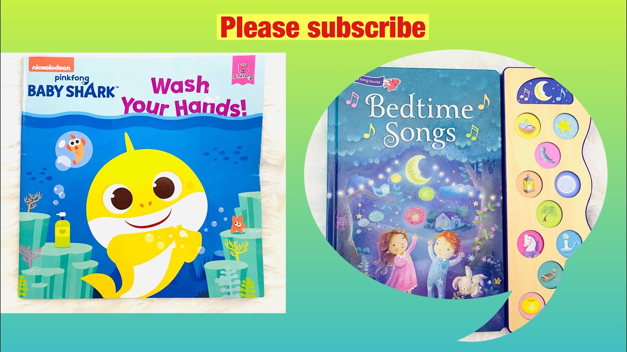 Bedtime Song| 11-Button Interactive Kid’s Sound Book| Wash Your Hands ...
