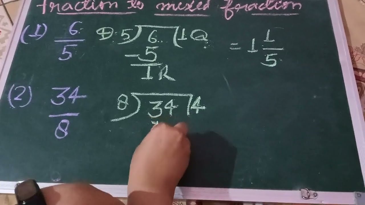 Convert The Following Improper Fraction To Mixed Fraction For Class 4 Convert The Following Improper Fraction To Mixed Fraction For Class 4