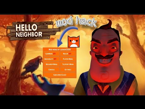 hello neighbor mod menu android explicado link en la descripción - YouTube