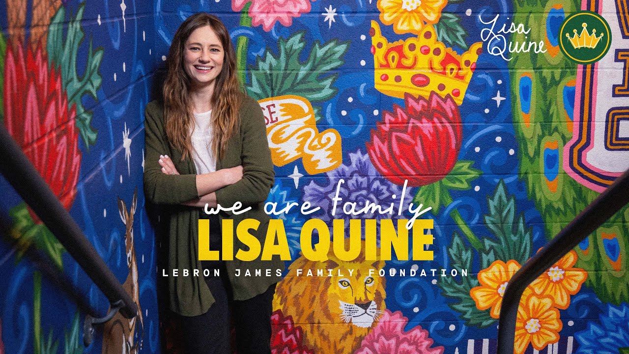 👑 Lisa Quine Creates One-Of-A-Kind Mural at LeBron's House Three Thirty ...