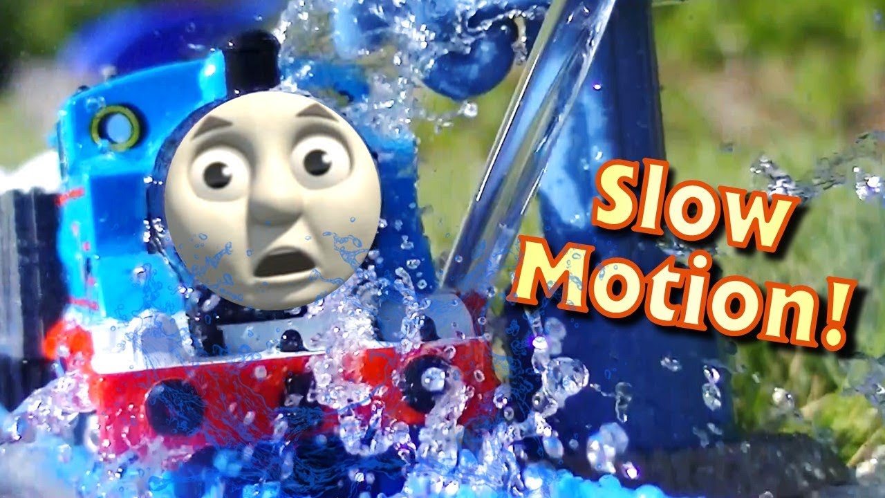 Thomas Gets SPLASHED | Thomas & Friends Slow Motion Crashes - YouTube