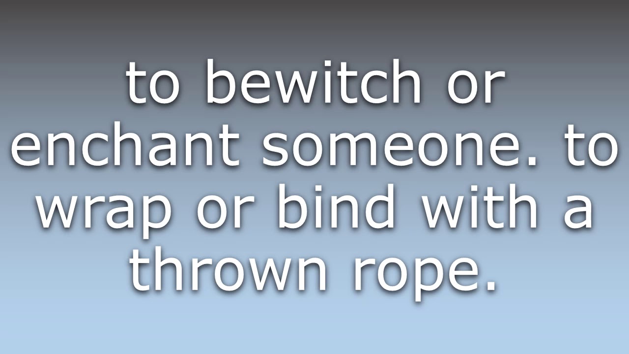 What does Ensorcell mean? - YouTube