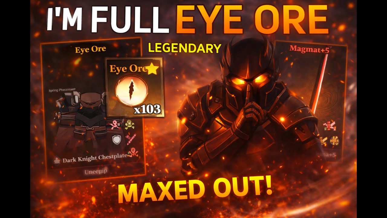 Forging EYE ORE ONLY Armor its OVERPOWERED In The Forge! (Full Guide ...