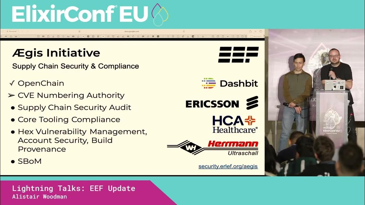 LT: EEF Update - Alistair Woodman, Jonatan Männchen, Dan Janowski | ElixirConf EU 2025 - YouTube