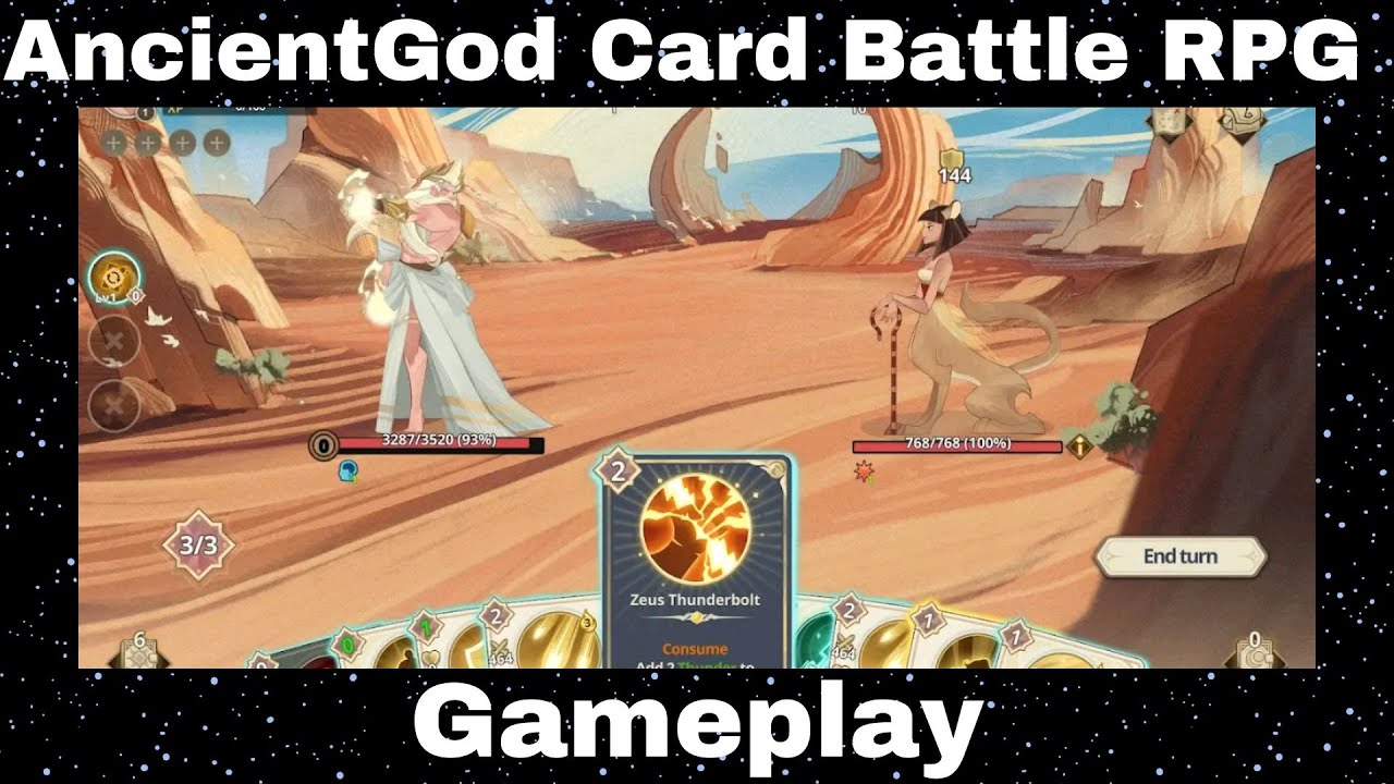 Ancient Gods Cards Battle RPG Gameplay - YouTube