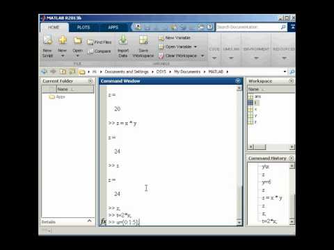 MATLAB Lesson 1 - YouTube