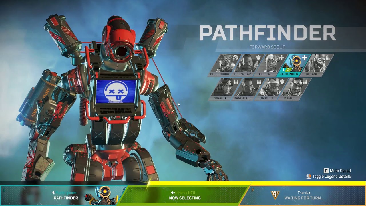 Classic Apex Legends Pickscreen - YouTube
