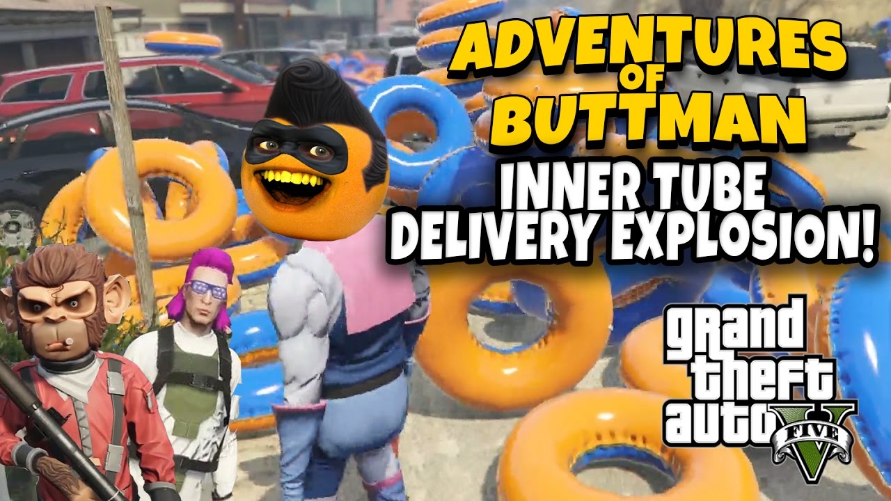 Adventures of Buttman #16: Inner Tube Delivery Explosion! (Annoying ...