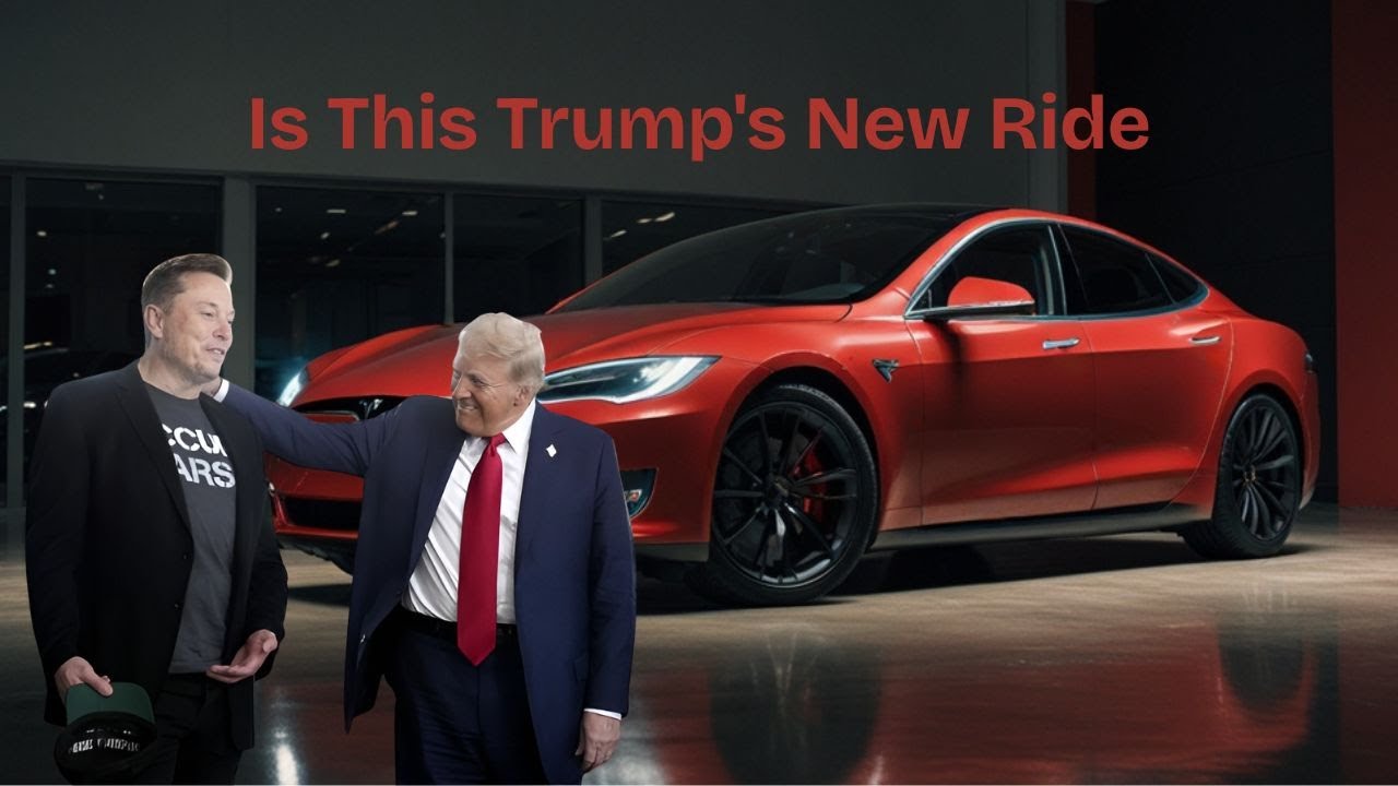 ⚡ Donald Trump Buys a Tesla? The MAGA-Red Model S Revealed - YouTube