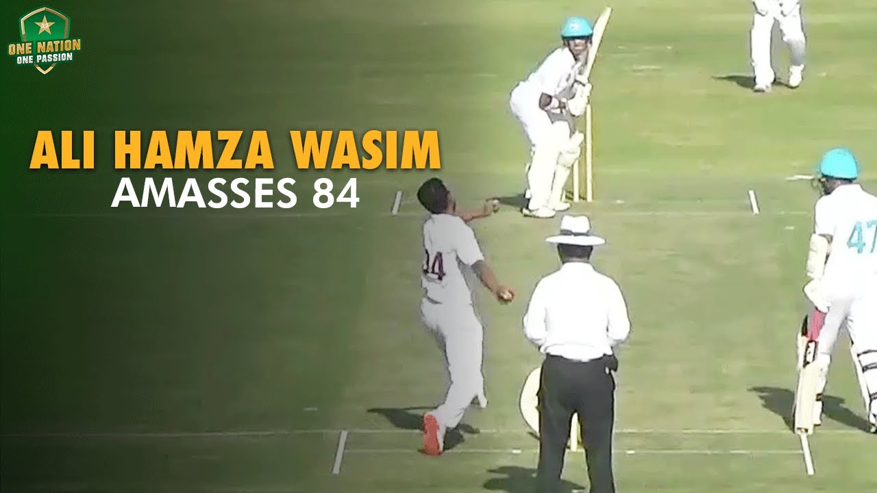 Ali Hamza Wasim amasses 84 | Multan vs Bahawalpur | Quaid-e-Azam Trophy ...