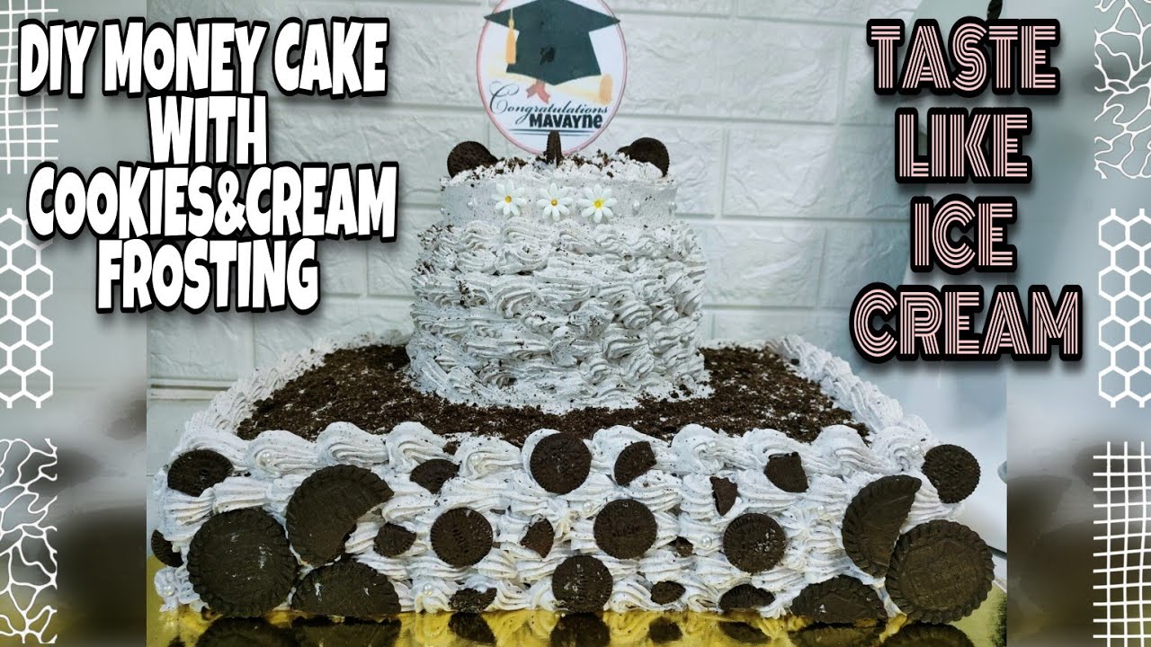 COOKIES & CREAM CAKE | DIY MONEY CAKE | CAKE DECORATING - YouTube