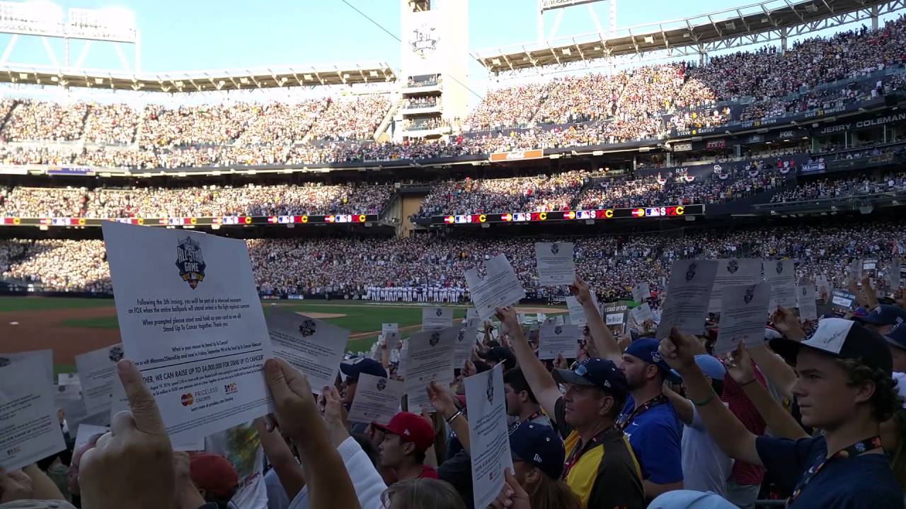 Stand Up to Cancer - 5th Inning 2016 MLB All-Star Game San Diego - YouTube