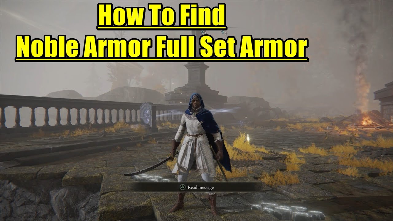 How to Find ''Noble'' Full Set Armor in Elden Ring - YouTube