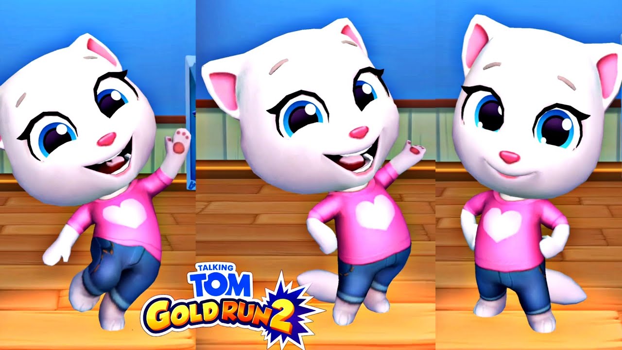 Talking Tom Gold Run 2 - Angela - LILU Gameplay (Android, iOS) - YouTube