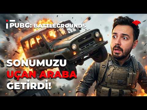 A CAR FLEW ONTO ME.. [PUBG]