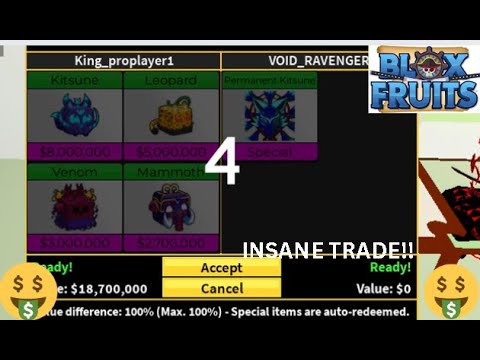 I got perm kitsune fruit by trading in blox fruits 😱 🤑|| Blox fruits op ...