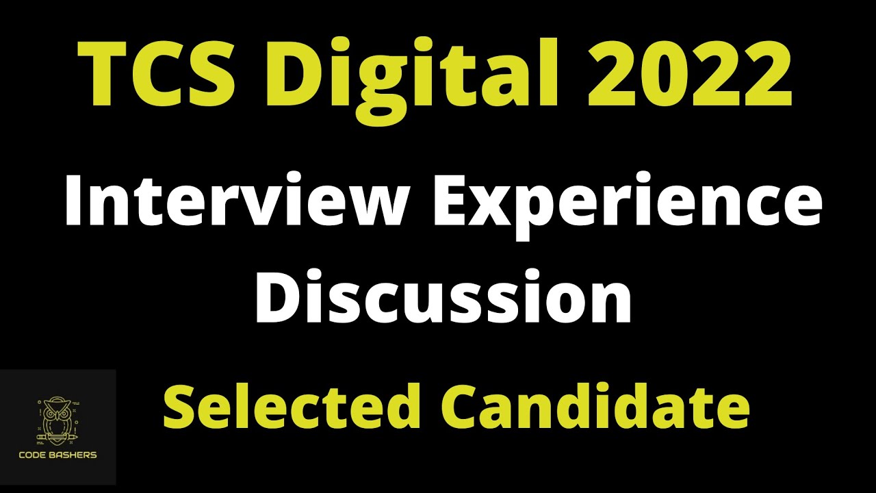 TCS Digital Interview Experience Selected Candidate | TR , MR And HR ...