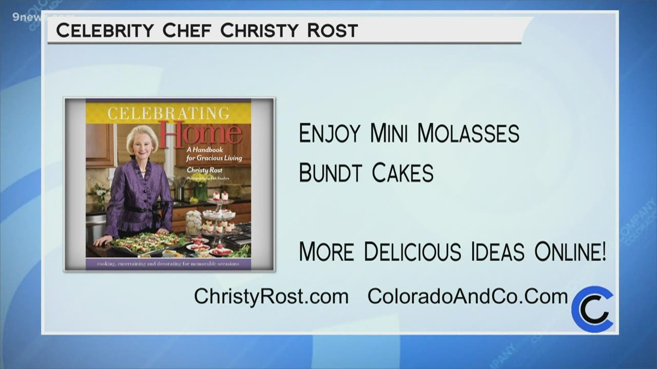 Christy Rost - Mini Molasses Bundt Cakes - December 14, 2020 - YouTube