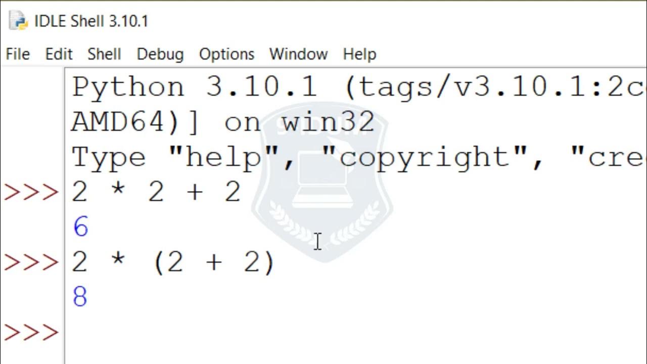 9 dars Pythonda arifmetik amallarni bajarish - YouTube