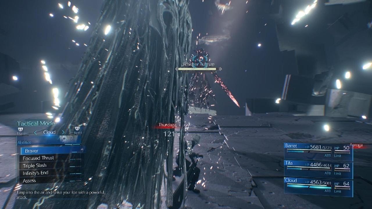 FINAL FANTASY VII REMAKE Whisper Harbinger Fight - YouTube