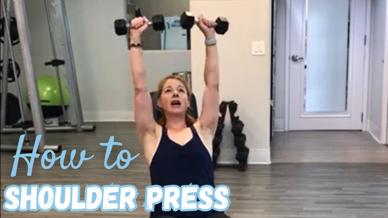 How to shoulder press - YouTube