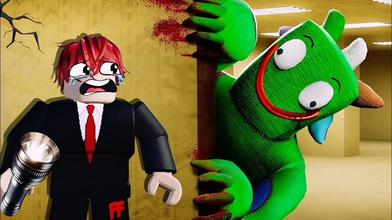 Benny's Backrooms | ROBLOX | I TRIED TO ESCAPE THE GREEN MONSTER - YouTube