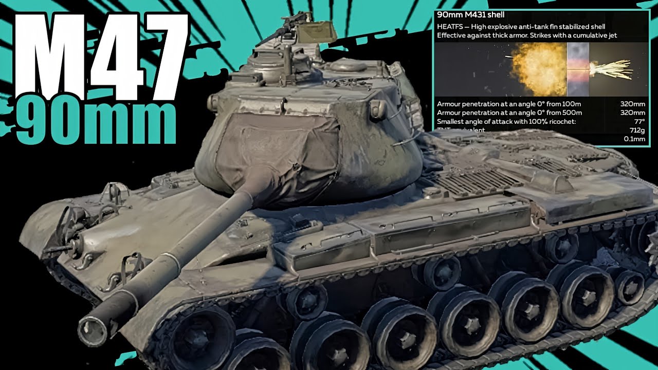 Apakah Lebih Layak Dari LEOPARD 1? || M47 War Thunder Mobile Gameplay - YouTube