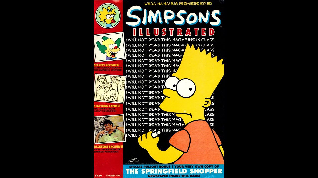 Simpsons Illustrated Magazine 01 - YouTube