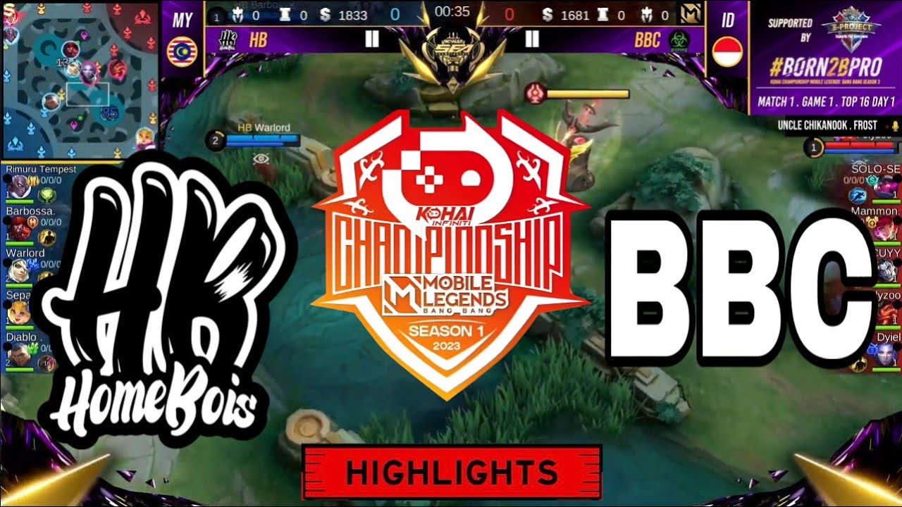 MLBB KOHAI CHAMPIONSHIP HIGHLIGHTS: HOMEBOIS 1 : 0 BBC | PLAYOFFS ...