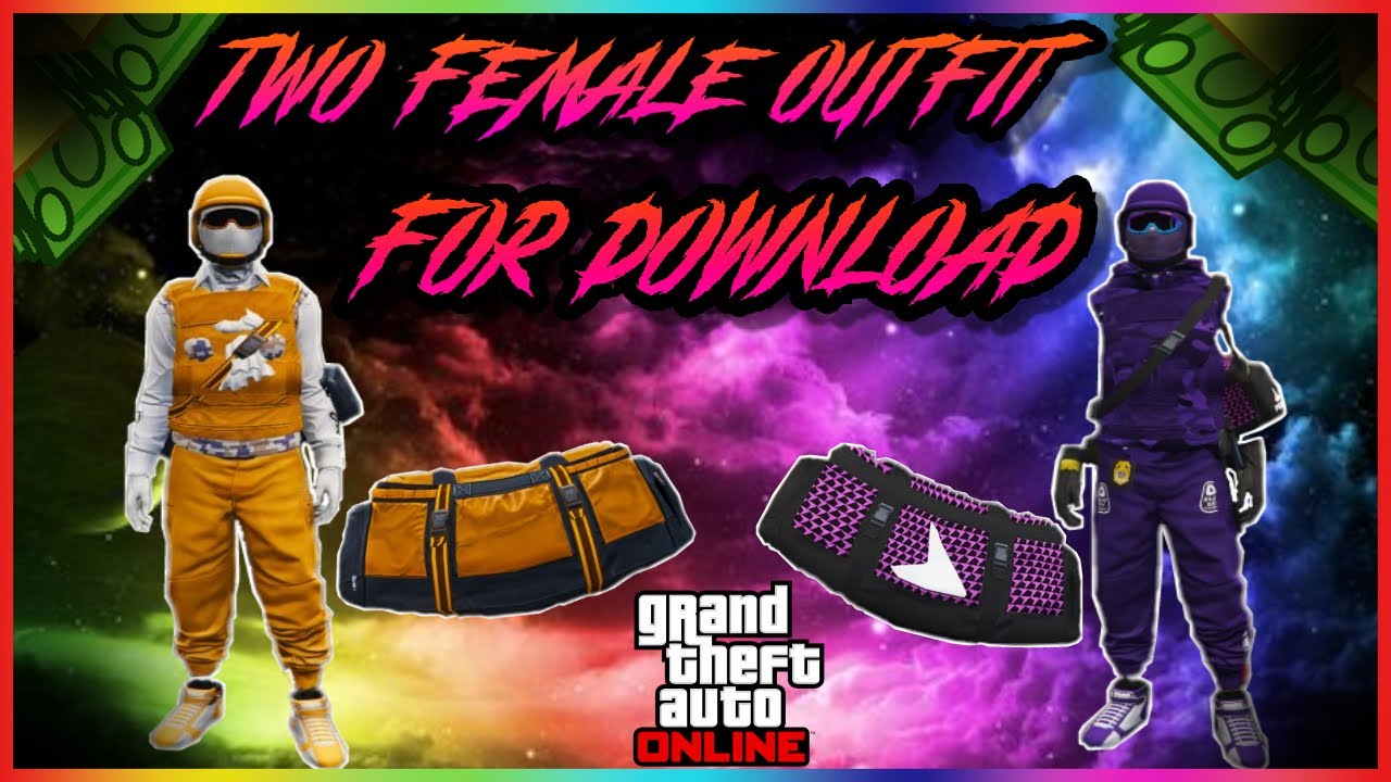 GTA 5 Online (2 FEMALE SAVE WIZARD OUTFITS ) DOWNLOAD 🔽🔽 - YouTube