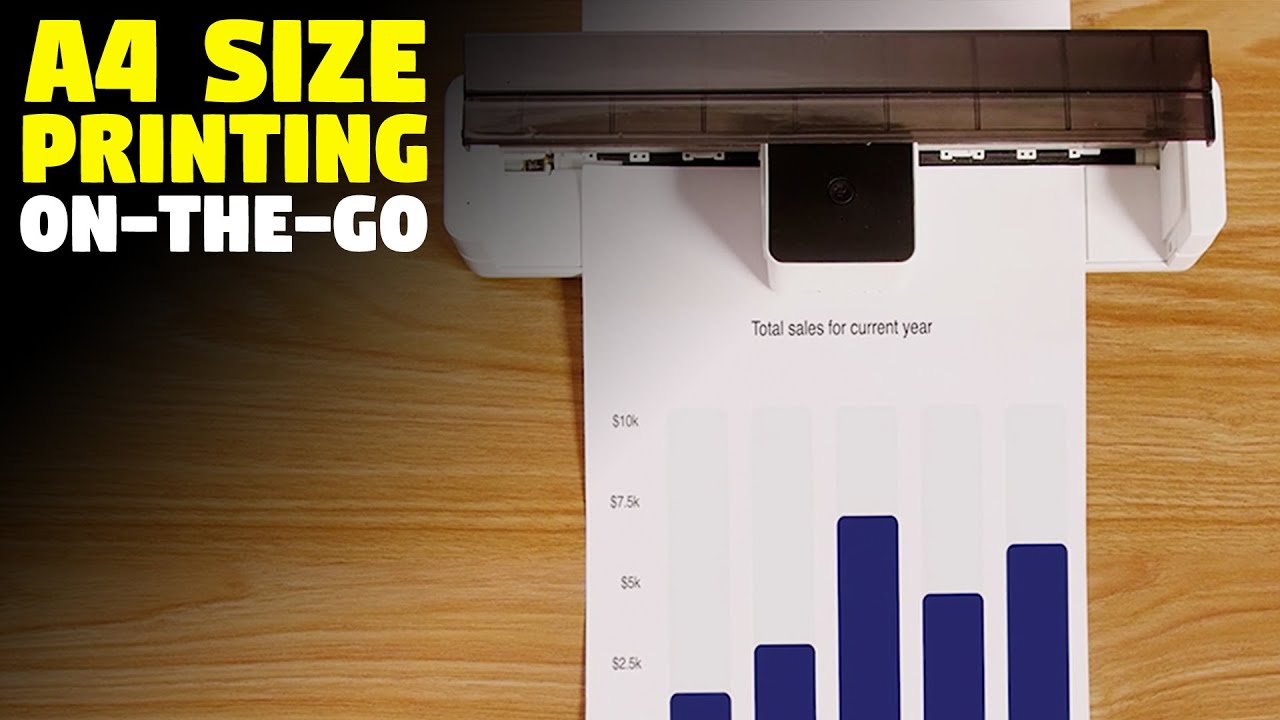 Portable Printer Provides A4 Color Printing On-the-Go - YouTube