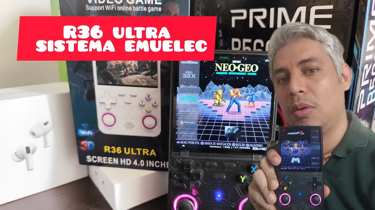 R36 ultra sistema emuelec 4.7 - YouTube