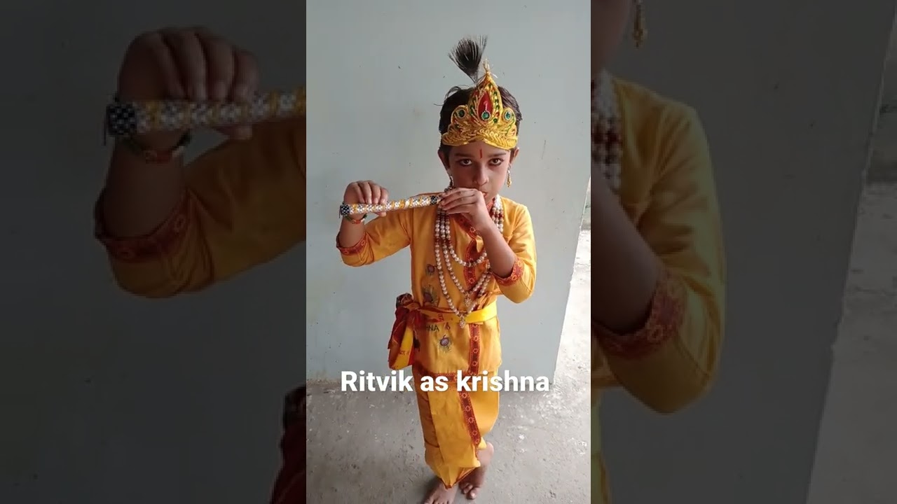 Ritvik as Krishna - YouTube