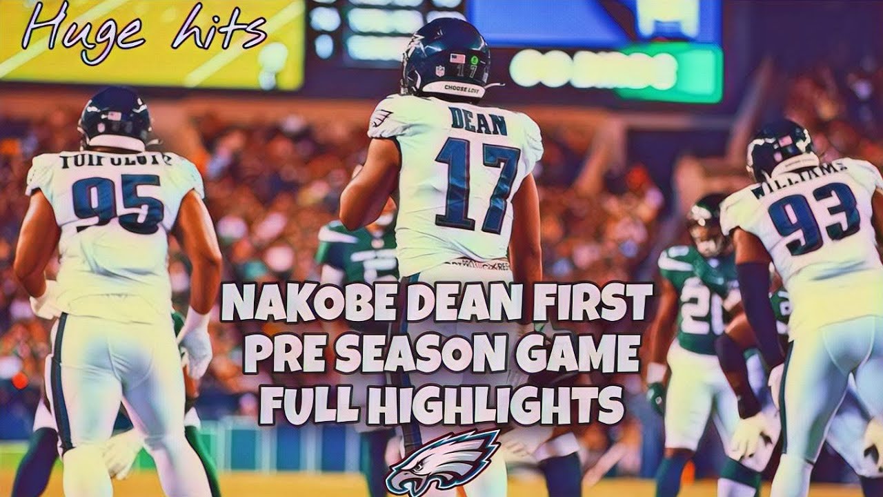 Nakobe Dean First Pre Season Game Full Highlights Looks Elite 7783